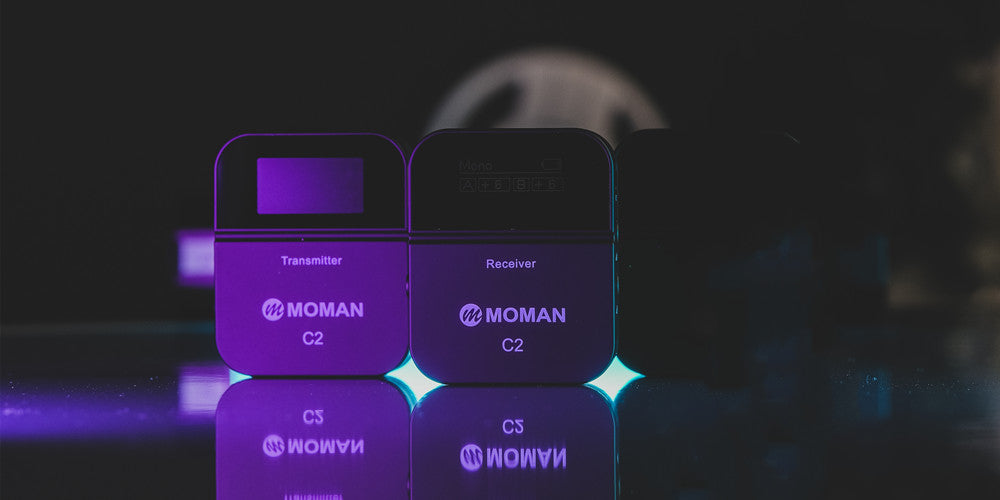 How to connect wireless microphone to laptop? Take Moman C2 as example