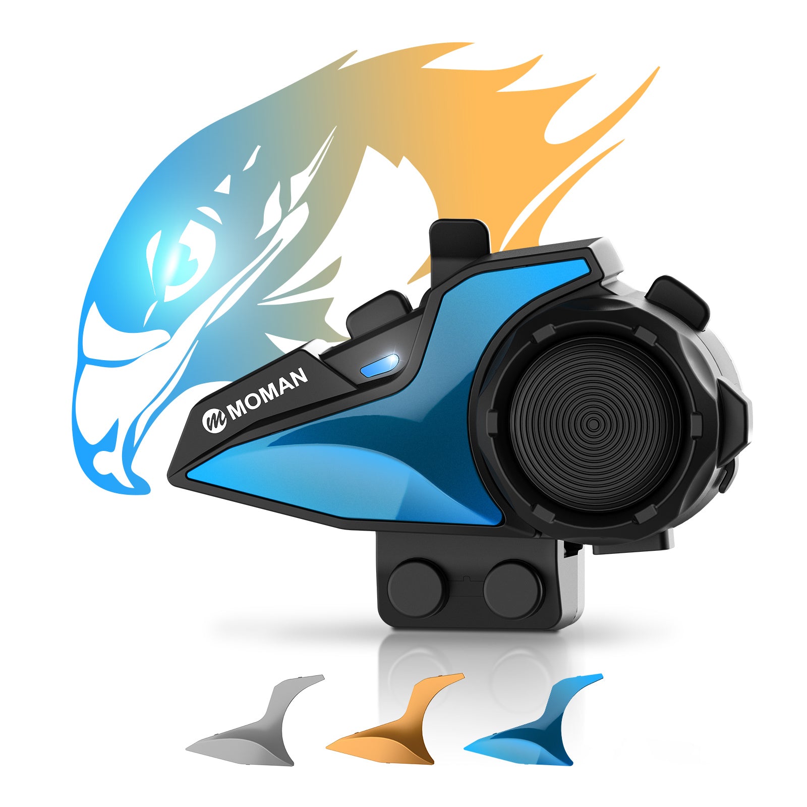 Bluetooth Intercom with Audio Multitasking Moman H2E | Moman