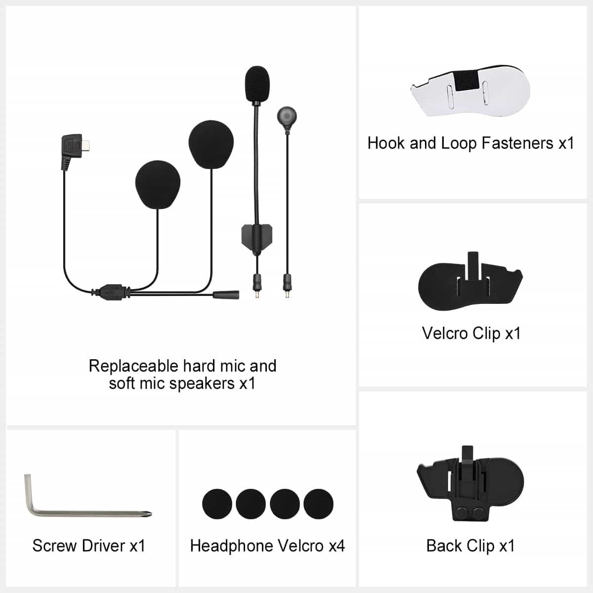 Moman H2 Bluetooth Motorcycle Helmet Speaker | Moman