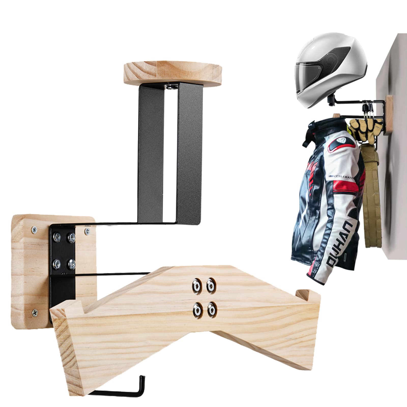 Motorcycle Helmet And Jacket Rack Moman HRW1 | Moman