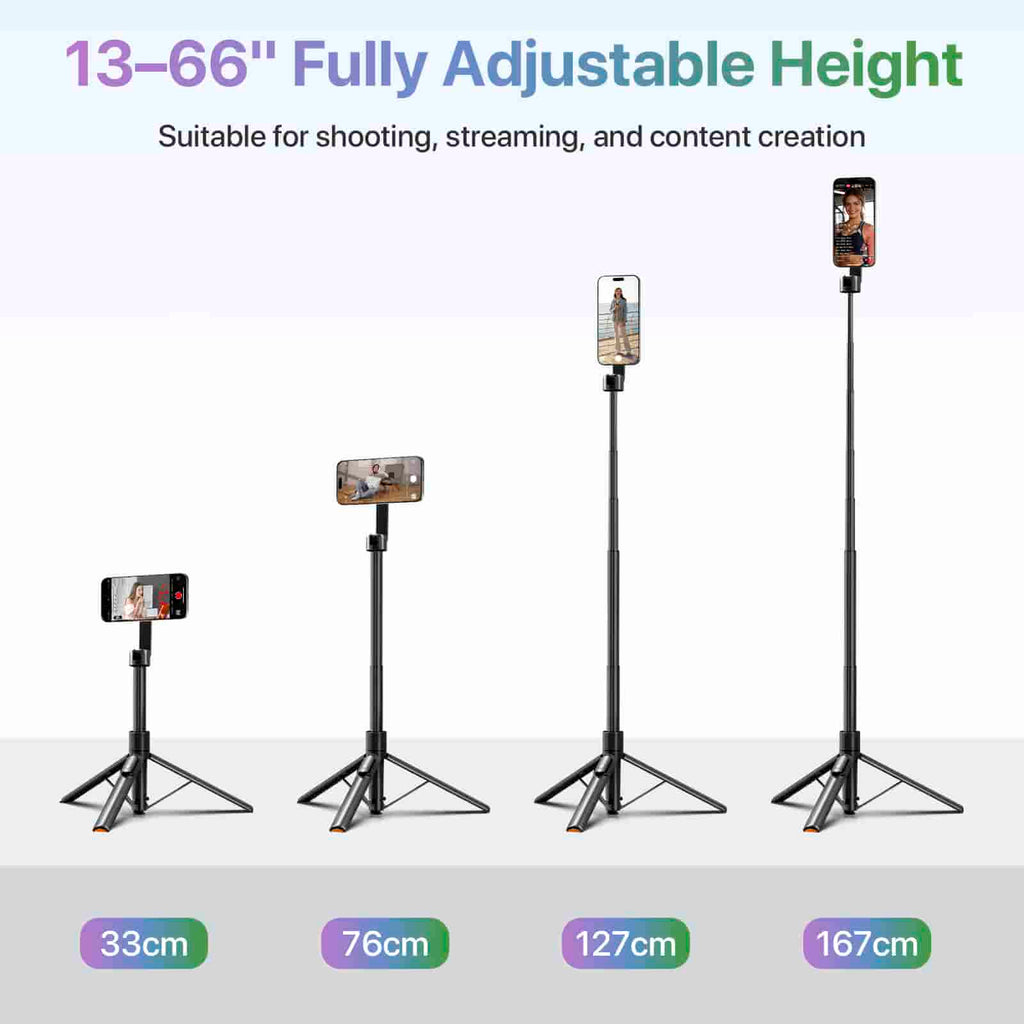 Magnetic Selfie Stick Tripod Moman WS22 | Moman